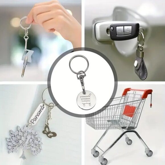 Shopping Cart Token | Other | New 2pcs Shopping Cart Tokens Keychain ...